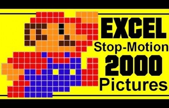 Super MARIO Bros - Excel Stop-Motion | Le Monde Du Stop Motion.fr